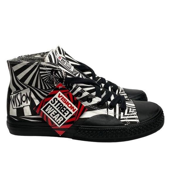 Vision Street Wear | Shoes | Vision Street Wear Mens Black White Gator ...